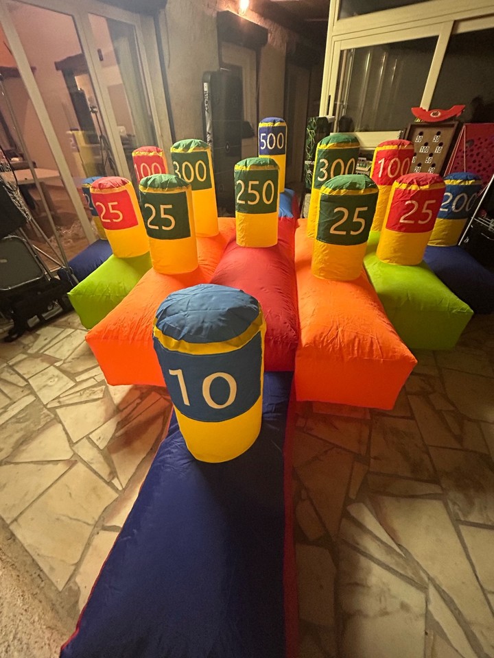 4x4x2m Inflatable Ring Toss Game Inflatable Carnival Game For Kids and ...