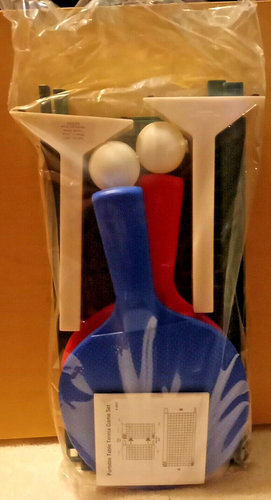 Portable Table Tennis Game Set Brand New In The Box Plastic AVON ...