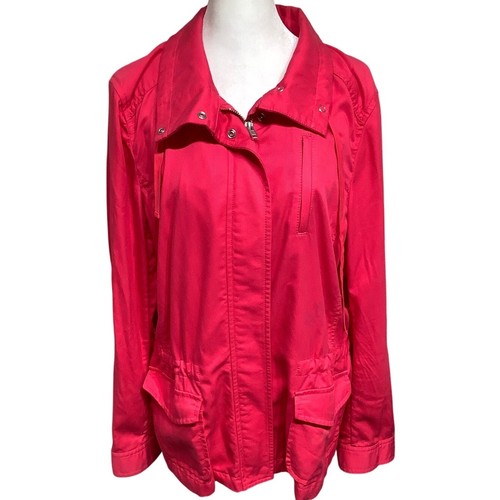 Talbots Large Hot Pink Lightweight Spring Jacket – Classic, Bright ...