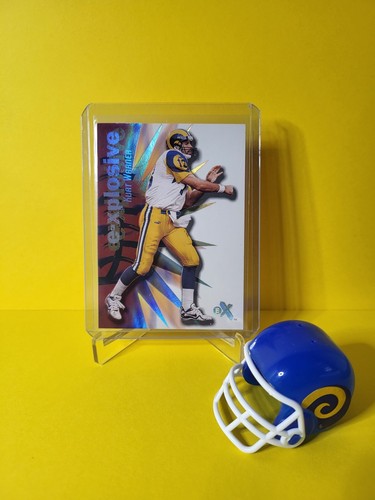 2000 E-X E-Xplosive St. Louis Rams Football Card #1 Kurt Warner HOF | eBay