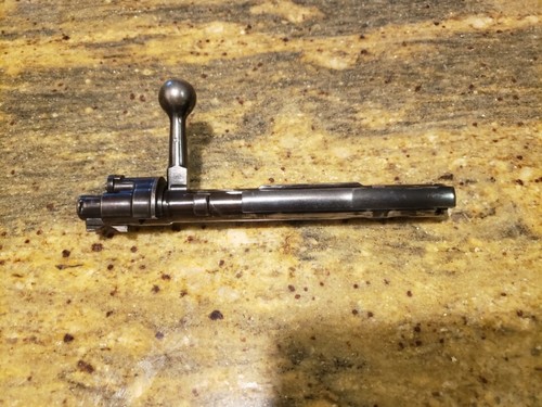 WW2 Belgian Mauser Model 1935 bolt, complete,, rare, 8mm, large, long ...