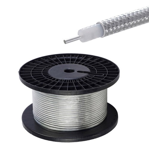 1 Meter RG402 .141" Semi Rigid Coaxial Cable with Tinned Copper Outer ...