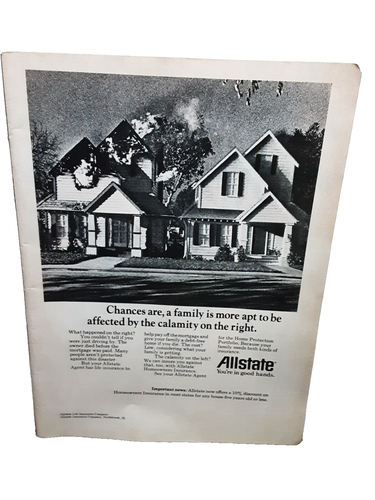 Vintage 1977 Print Ad Allstate Insurance Youre In Good Hands Original ...