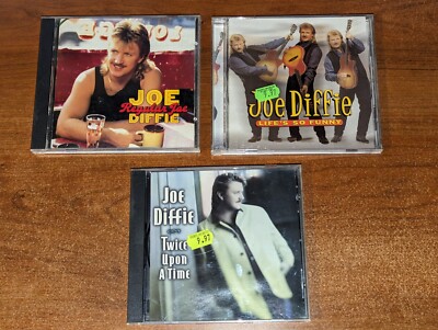 Joe Diffie 3-CD Lot Album Collection Regular Joe/Twice Upon Time/Life's ...