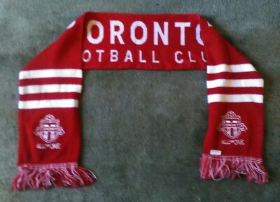 Toronto FC All for One Soccer Acrylic Sweater Knit Scarf | eBay