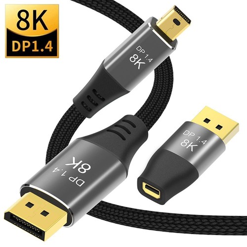 MDP to DP Mini DP to DP Cable Conversion Cord 8K@60Hz 4K@144Hz ...