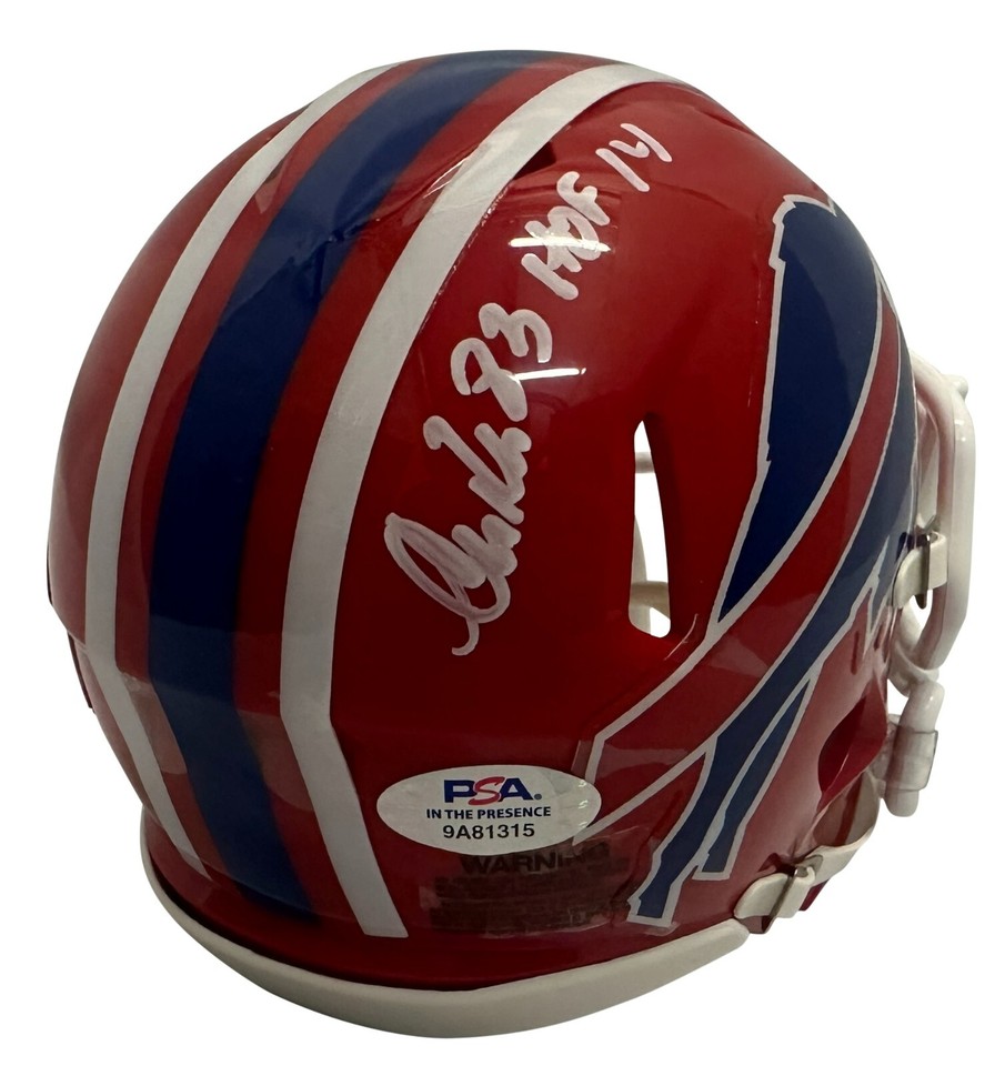 Andre Reed autographed signed inscribed mini helmet Buffalo Bills PSA ...