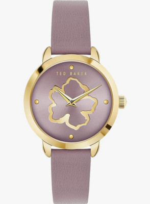 Ted Baker Women's Fleure Lilac Dial Lilac Vegan Leather Strap BKPFLS303 ...