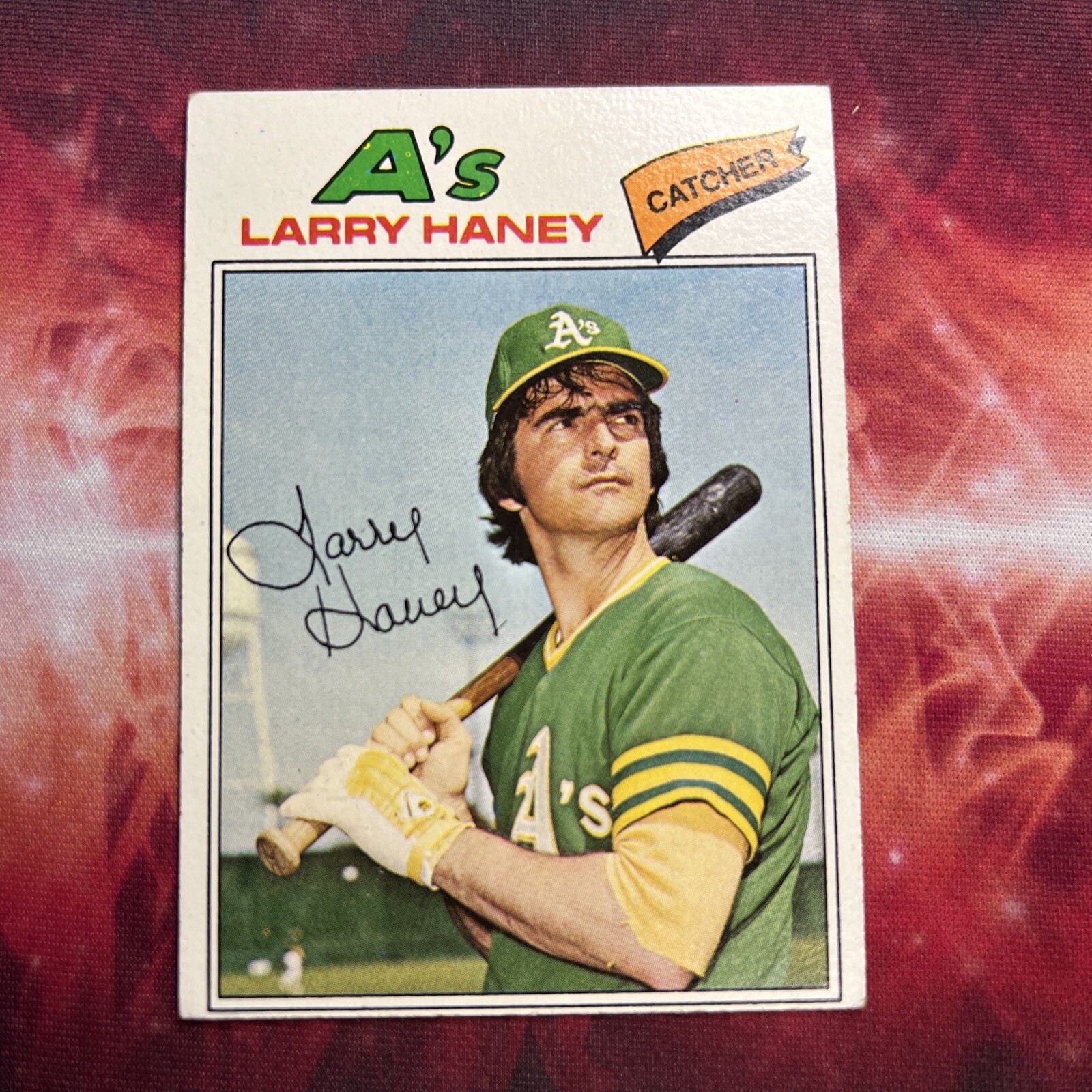 Larry Haney [Base] #12 Oakland Athletics - 1977 Topps Baseball LP | eBay