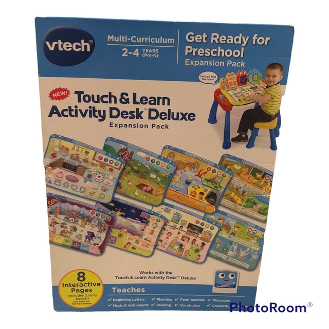 VTech Touch and Learn Activity Desk Deluxe Expansion Pack-8 Pages No ...