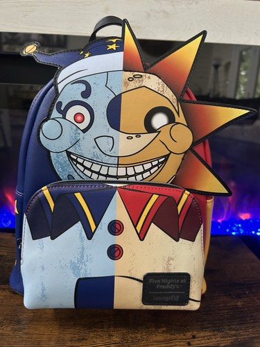 Five Nights at Freddys Loungefly Sun and Moon Mini Backpack NEW WITH ...