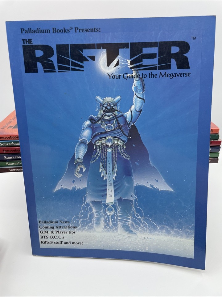 Lot of 7 The Rifter Palladium Books Your Guide To The Megaverse RPG | eBay