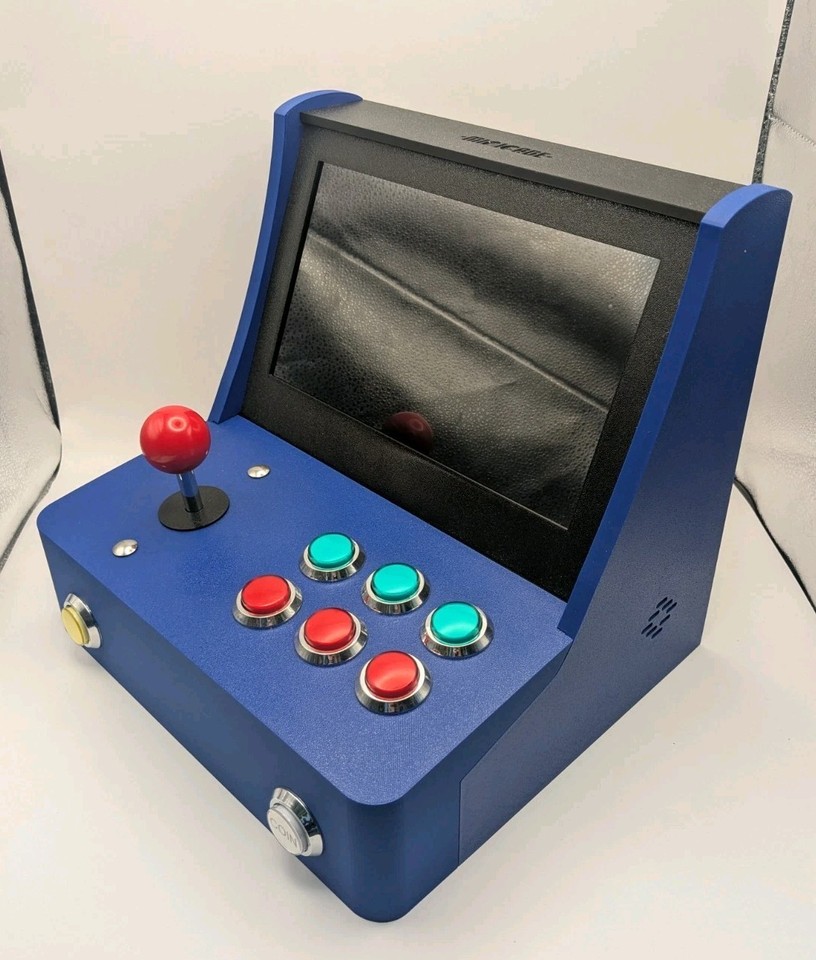 Minicade Arcade - Custom Built Mini Bar Top Arcade. Blue and Black ...