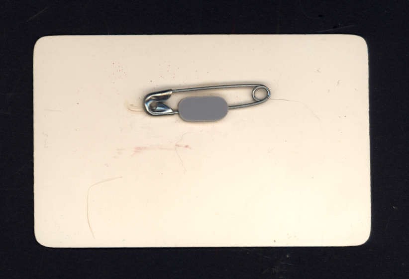 as FOUND - BADGE - CHINA TRAVEL SERVICE (H.K.) * with safety pin ...