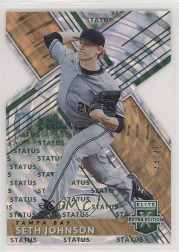 2019 Panini Elite Extra Edition Status Emerald Die-Cut /49 Seth Johnson ...