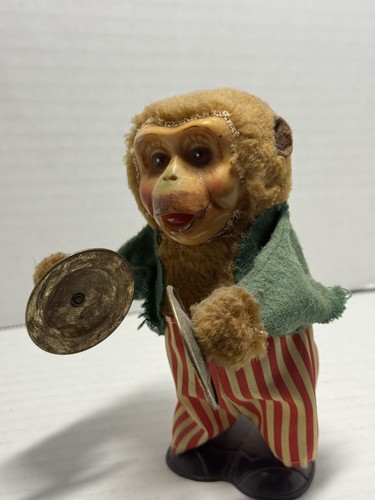 Vintage Wind Up Monkey Playing Cymbals 1960s Musical Chimp | eBay