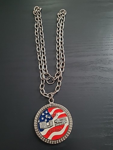 RARE John Cena Necklace Chain Pendant Spinner Championship BELT WWE WWF ...