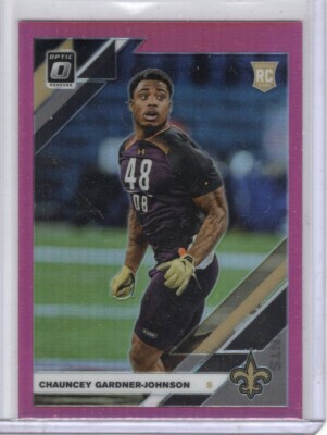 2019 Donruss Optic Pink Prizm RC Chauncey Gardner-Johnson New Orleans ...