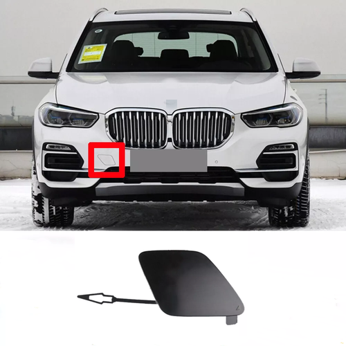 Unpainted Front Bumper Tow Hook Cover Cap for BMW G05 X5 2019-2023 ...