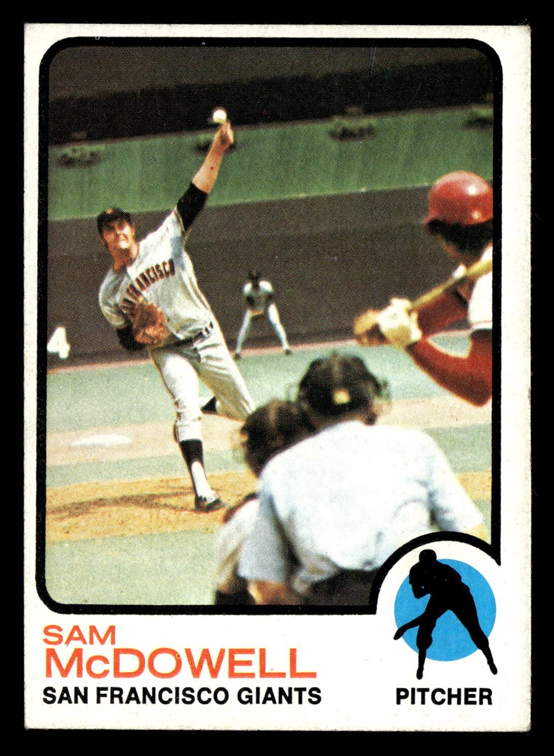 1973 Topps SAM McDOWELL #511 VG San Francisco Giants | eBay