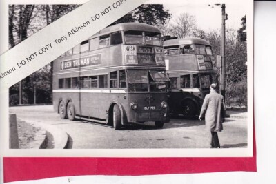 LONDON TRANSPORT TROLLEY BUS F1 TYPE - NO. 729 ON ROUTE 607 - PHOTO ...