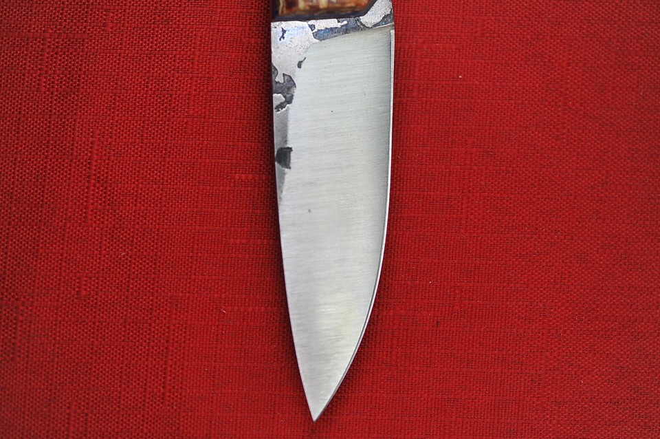 Fiddleback Forge Handyman by Andy Roy .13" A2 Blade, Drunken Coffee Bag Burlap | eBay