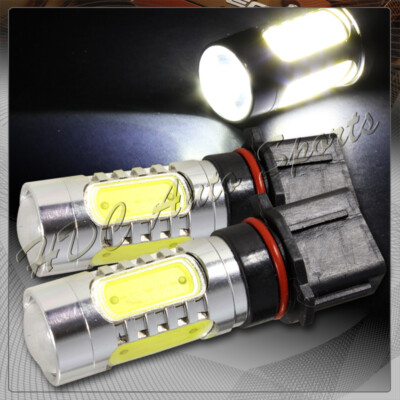 2 x CREE 6000K P13W White COB LED DRL 16W High Power Fog Driving Lights ...