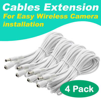 [4 Pack] Crystal Vision Premium HD Wireless Camera Power Extension | eBay