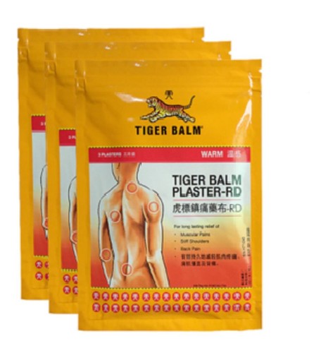 Tiger Balm Plaster-RD (Warm) Plasters Patches 2/4/8/10 pcs Aus Stock ...