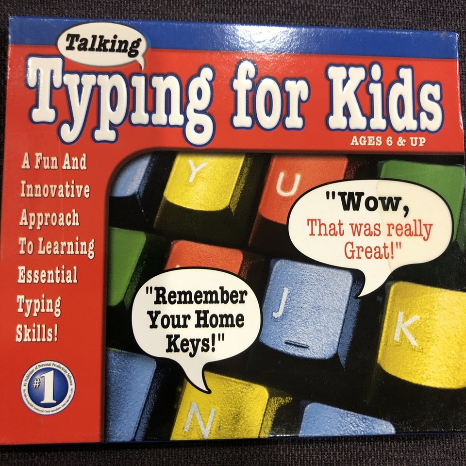 Talking Typing for Kids PC CD-ROM Learning Keyboarding Skill Software ...