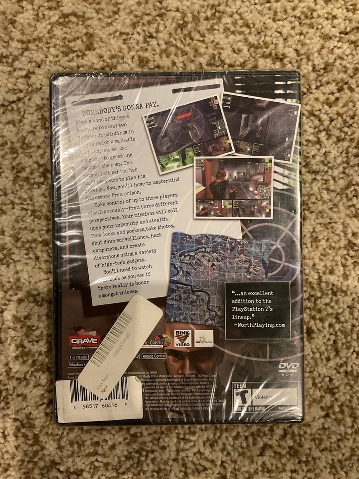 The Plan (Sony PlayStation 2 PS2, 2007) Factory Sealed Th3 Crave ...