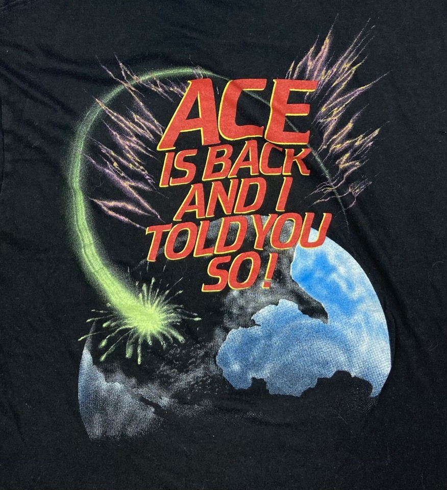 RARE Vintage 1987 Frehley’s Comet “Ace Is Back” T Shirt Large Ace ...