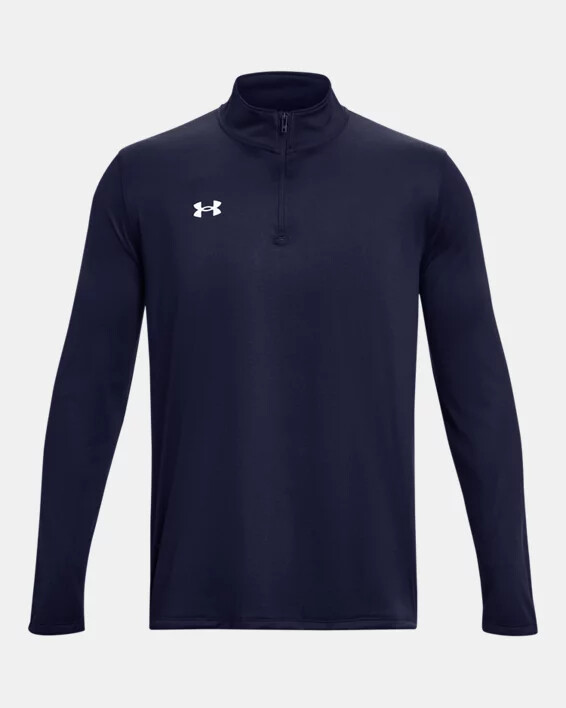 Under Armour Men's Tech Team Quarter Zip Midnight Navy 1376844 NEW | eBay