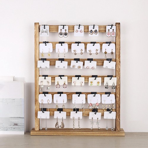 5-Tier Earrings Display Stand Earrings Organizer with Hooks ...