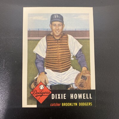 1991 TOPPS ARCHIVES 1953 DIXIE HOWELL . BROOKLYN DODGERS #255 | eBay