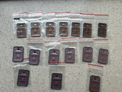Nokia 7390 Brand New 100% Genuine Original Keypad Set 16 Pcs. Brown ...