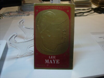 1965 Topps Golden Embossed All-Stars #62 - Lee Maye - Milwaukee Braves ...