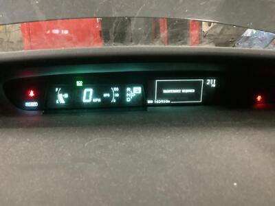 Used Speedometer Gauge fits: 2012 Toyota Prius cluster Prius Plug-in ...