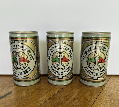 Gateway Clipper Fleet Premium Beer Cans EMPTY Lot Of 3 | eBay
