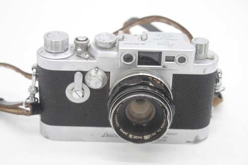 T Vintage 1959 Ernest Leitz Wetzlar Leica III Film Camera & 35mm 2.0 ...
