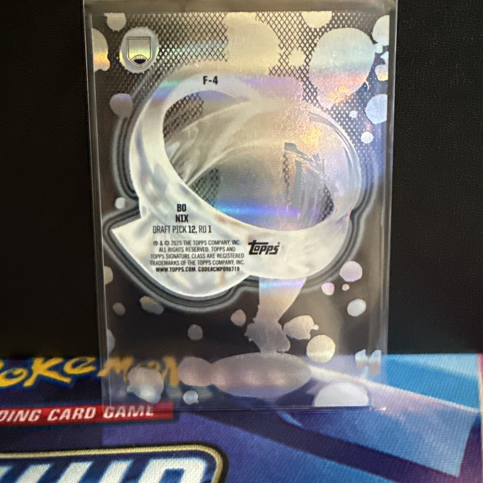 2024 Topps Signature Class Bo Nix RC Fluidity Insert #F-4 Denver ...