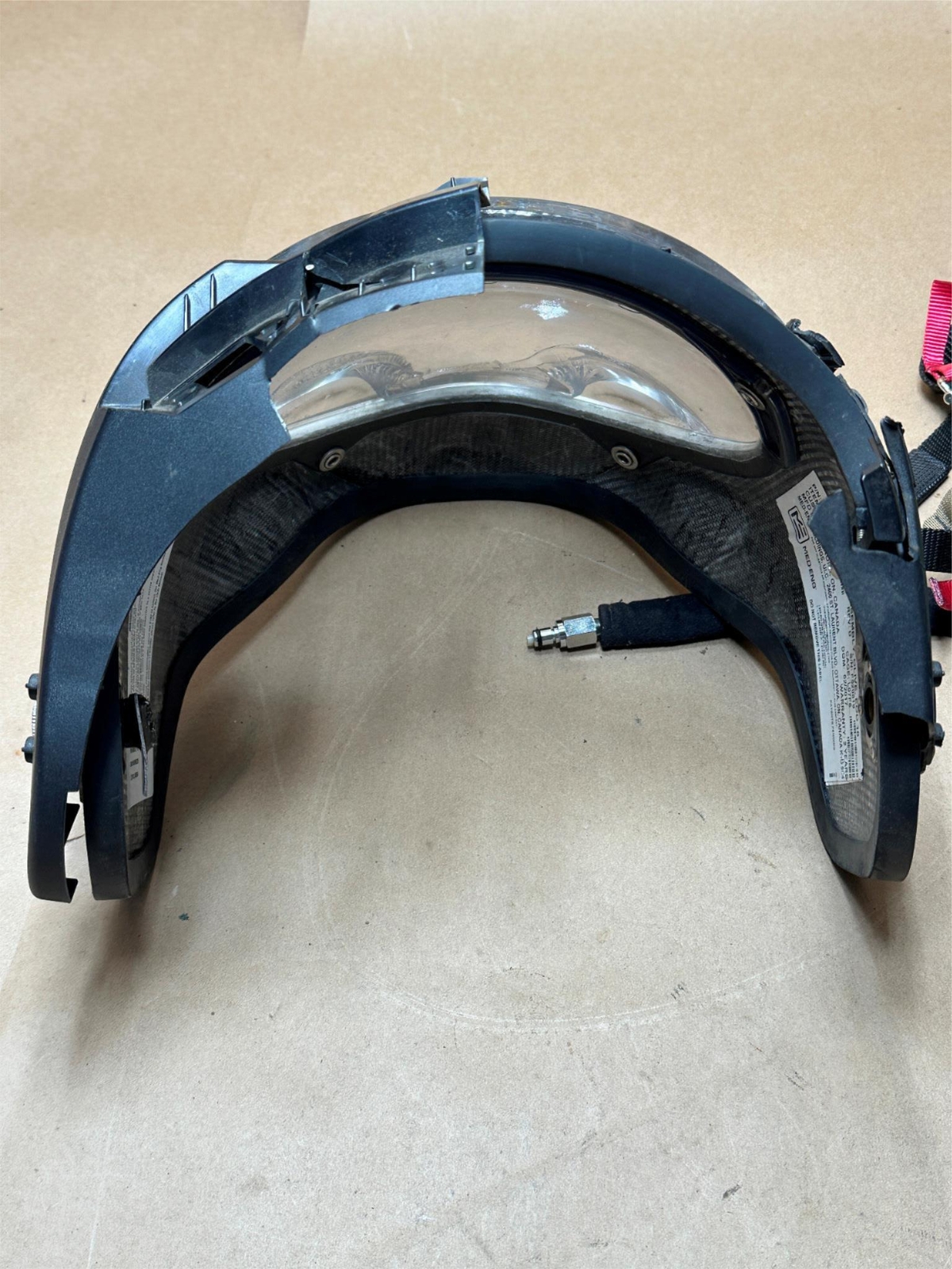 Med-Eng EOD 10 Bomb Suit Helmet Broken AS-IS Olive Green 4980200 ...