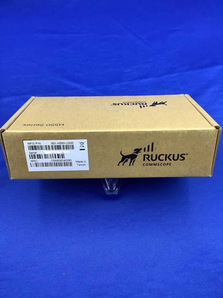 901-H550-US00 RUCKUS COMMSCOPE H550 Series Wi-Fi 6 Wall-Mounted Indoor ...
