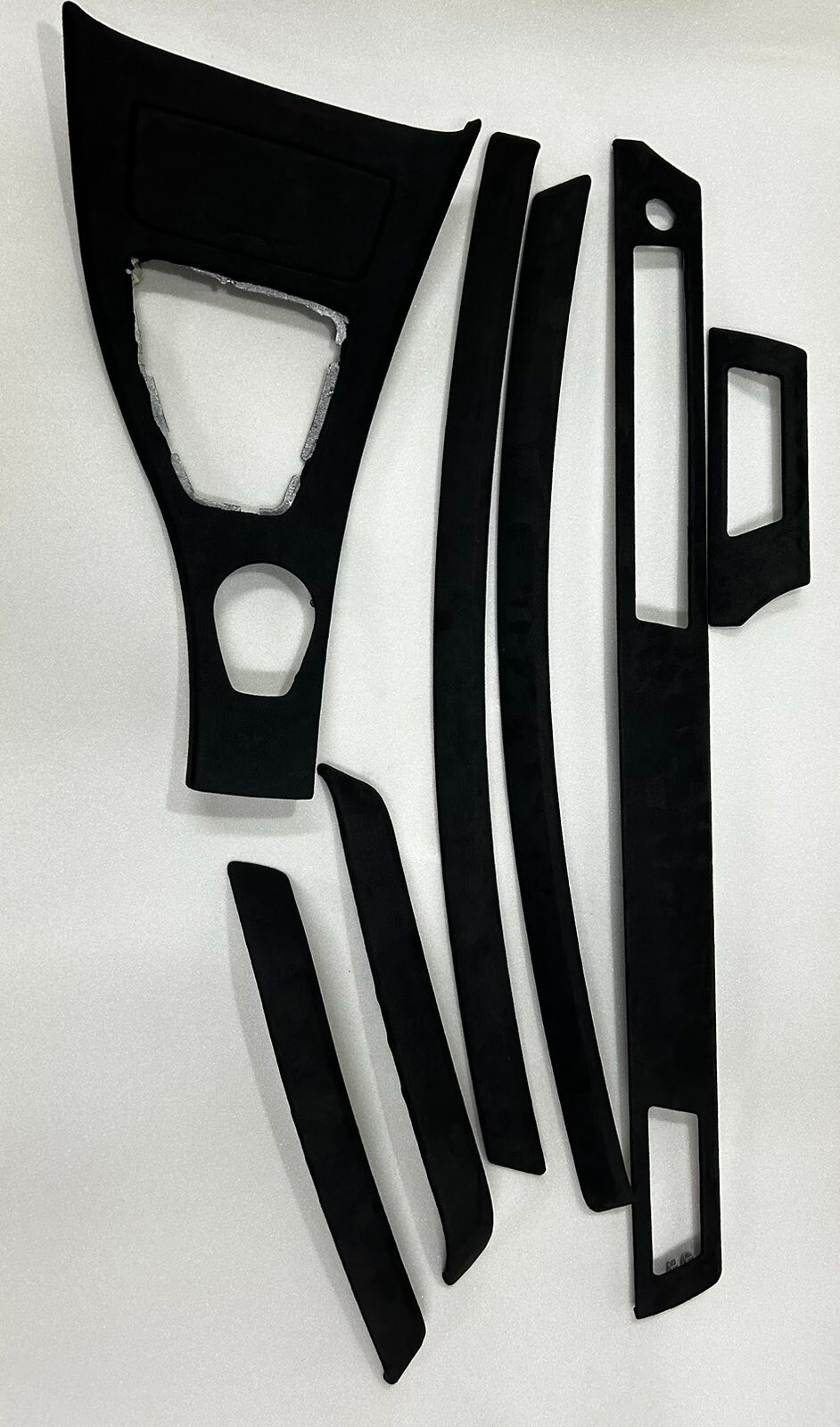 BMW 3 E90 E91 Alcantara Interior Trim Kit CCC Center Console Moldings ...