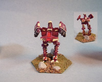 Battletech painted Locust IIC battlemech MWC | eBay