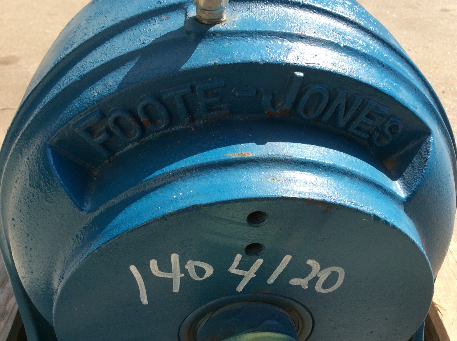 FOOTE-JONES 823SL-11.4 RATCHETING BACKSTOP GEAR REDUCER With MOTOR ...