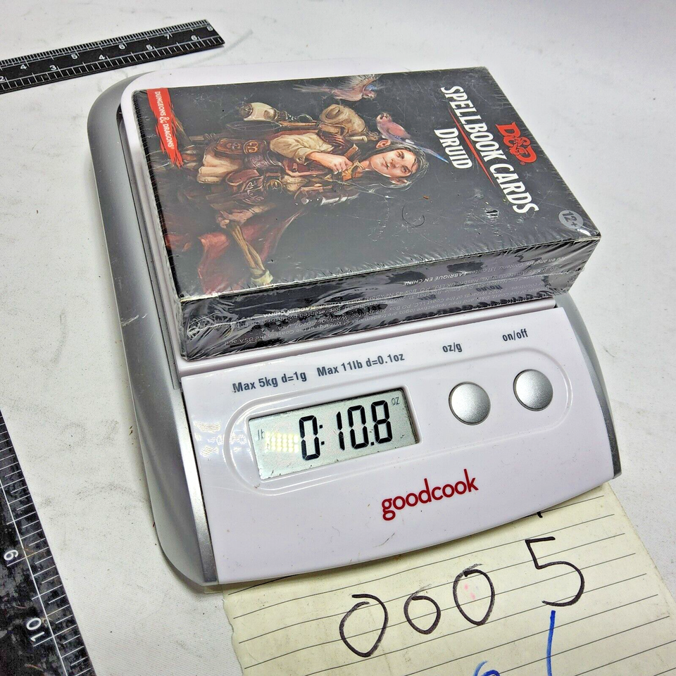 Dungeon & dragons Druid Deck (131 spellbook Cards) Brand New Sealed game night | eBay