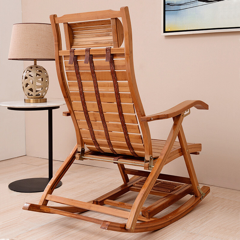 Ergonomic Recliner Rocking Chair Outdoor Sun Lounger Chair 2 In 1 ...