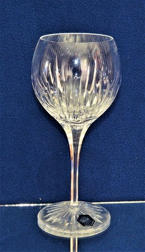 New STUART Crystal Great Britain Clear Vertical Cut MONACO 8"h Port ...