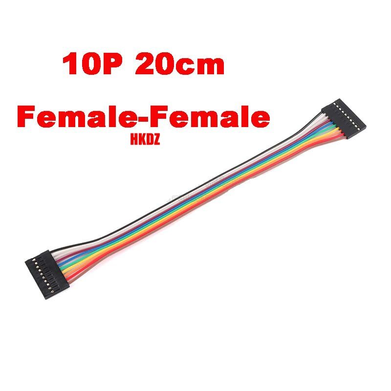 2.54mm Dupont Line Jump Wire F-F Jumper Breadboard Cable Connector Lead ...